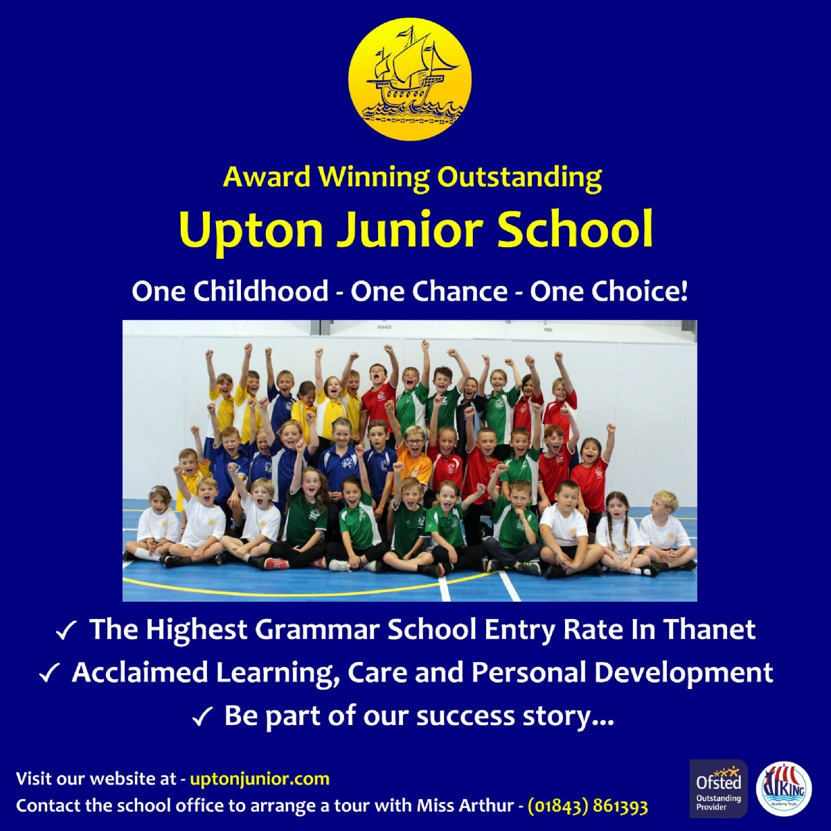Upton Junior School - Upton Open Tours for Year 3 Places in September 2025